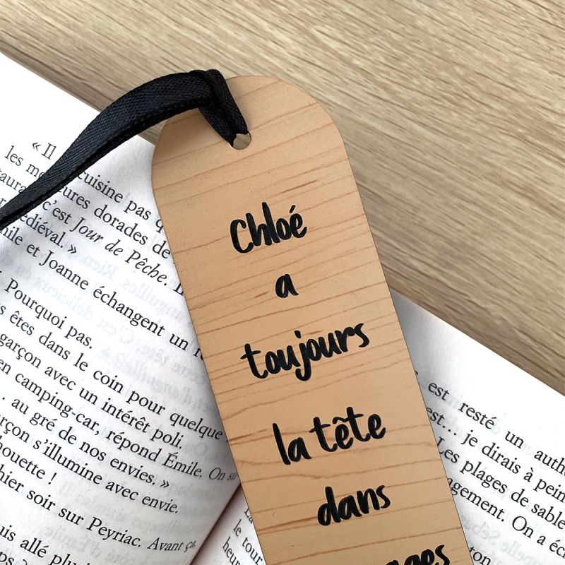 Idée cadeau pour Lecteurs | Joli marque-page à graver | Custom-it
